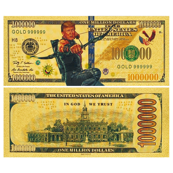 7 Types President Donald Trump 2024 Gold Plated Banknote Keep America ...